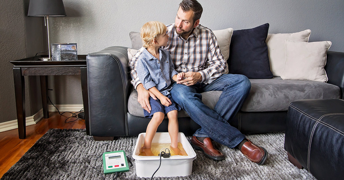 Ionic Foot Bath and Ion Therapy for Home use - IonCleanse Solo® by AMD